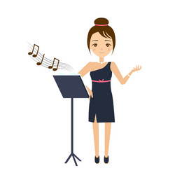 Singer Royalty Free Vector Image - VectorStock