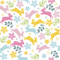 Seamless easter pattern Royalty Free Vector Image