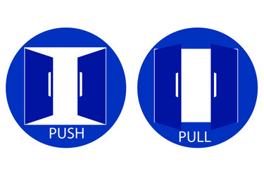 Pull Push Door Sign Vector Images (95)