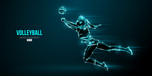 Abstract Volleyball Female Vector Images (over 360)