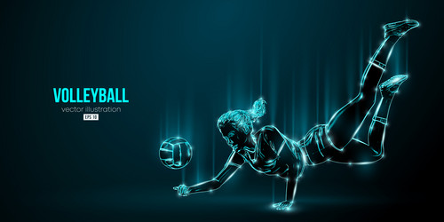 Abstract Volleyball Female Vector Images (over 360)