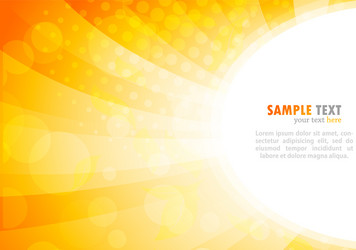 Spring orange background Royalty Free Vector Image