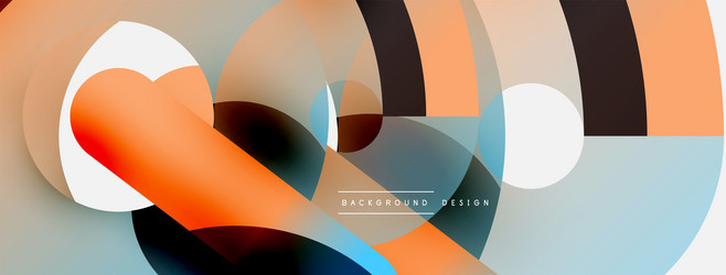 Circle Abstract Background Royalty Free Vector Image