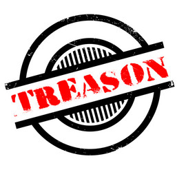 Treason rubber stamp Royalty Free Vector Image