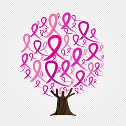Cancer Ribbon Tree Vector Images (over 210)