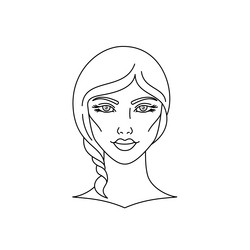 Woman Face Outline Vector Images (over 39,000)