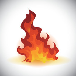 A big fire Royalty Free Vector Image - VectorStock