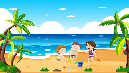 Family Beach Clipart Vector Images (over 320)