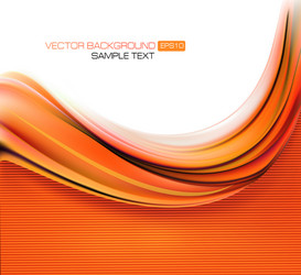 Shiny orange grey wave background Royalty Free Vector Image