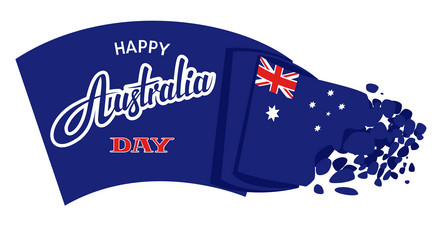 Australian independence day country freedom Vector Image
