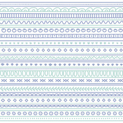 Ethnic balkan seamless pattern south and east Vector Image