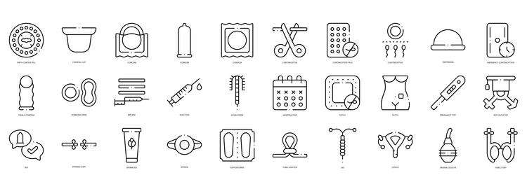 Contraceptive Methods Vector Images (over 720)