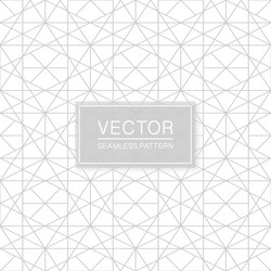 Dotted line geometric seamless pattern Royalty Free Vector
