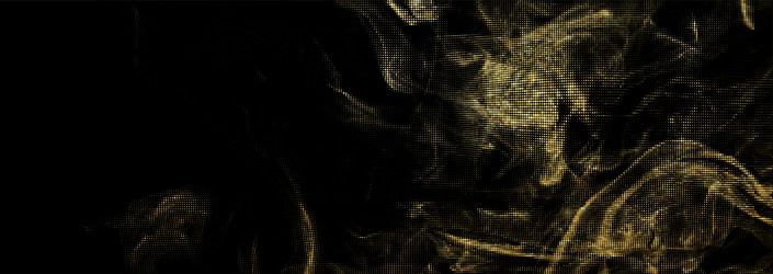 Golden smoke background gold particles Royalty Free Vector