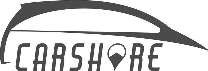 Car share logo designs set sharing Royalty Free Vector Image