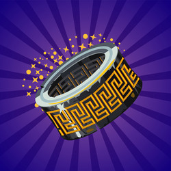 Magic rings fantasy jewelry game user interface Vector Image