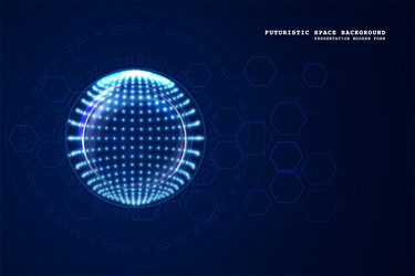 Abstract technology background digital innovation Vector Image