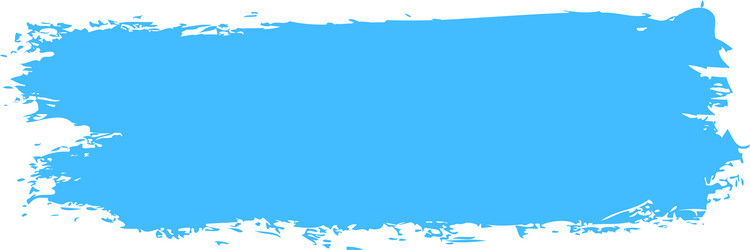 Blue paint brushstroke Royalty Free Vector Image
