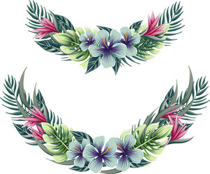 Floral Half Wreath Vector Images (over 180)