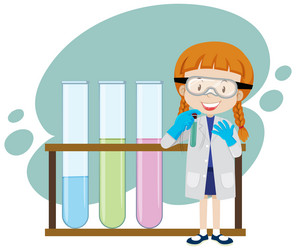 Kids Doing Experiment Cartoon Vector Images (over 350)