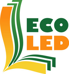 Eco town logo icon design Royalty Free Vector Image