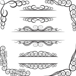 Page rules Royalty Free Vector Image - VectorStock