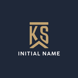 Letter Symbol Logo Ks Vector Images (over 1,600)