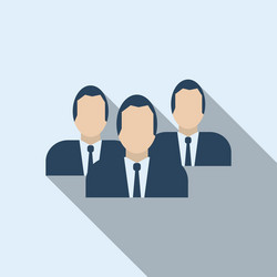 Corporate team icon Royalty Free Vector Image - VectorStock