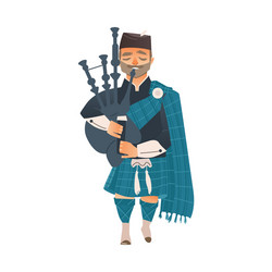 Scottish Cartoon Piper Vector Images (53)