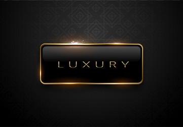 Vip royal purple label with golden frame and crown