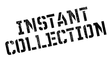 Instant collection rubber stamp Royalty Free Vector Image