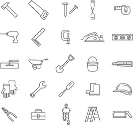 Simple icon working tools Royalty Free Vector Image