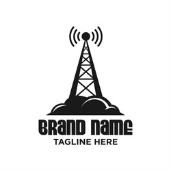 Tower logo design Royalty Free Vector Image - VectorStock