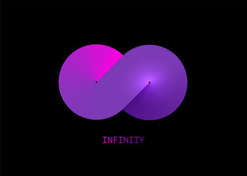Infinity business logo template for your design Vector Image
