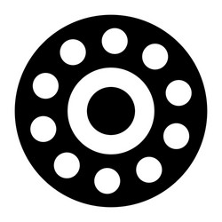 Chrome rim Royalty Free Vector Image - VectorStock