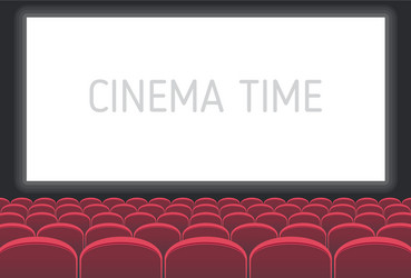 Movie cinema screen background template Royalty Free Vector