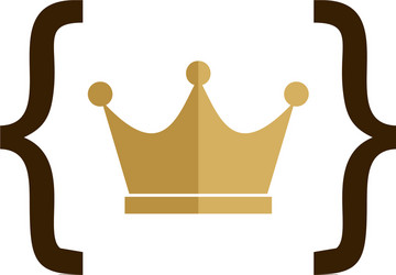 Lion king logo icon design Royalty Free Vector Image