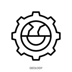 Implode icon line art style design isolated on Vector Image