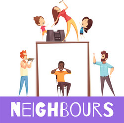 Reducing stress levels concept Royalty Free Vector Image