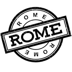 Rome rubber stamp Royalty Free Vector Image - VectorStock