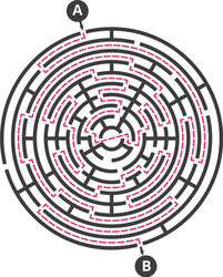 Kids riddle maze puzzle labyrinth Royalty Free Vector Image
