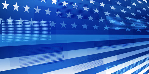 Usa background design on white Royalty Free Vector Image