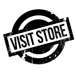 Visit store rubber stamp Royalty Free Vector Image