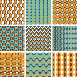 Retro seamless pattern Royalty Free Vector Image