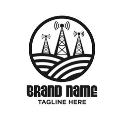 Tower logo design Royalty Free Vector Image - VectorStock