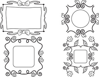 Girly Border Vector Images (over 2,400)