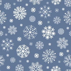 Snowflakes seamless background Royalty Free Vector Image