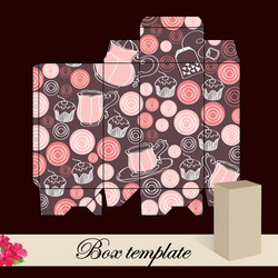 Gift box template Royalty Free Vector Image - VectorStock