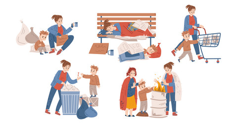 Help Poor People Vector Images (over 5,100)