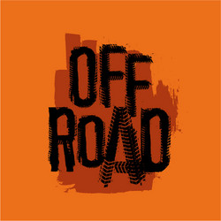Off Road Font Vector Images (over 420)